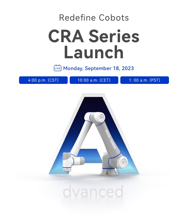 Join the DOBOT CRA Global Launch Live